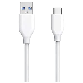 Data Transfer USB Type C Cable, 2.4A Sync & Fast Charging Cable, 1M, QC ...