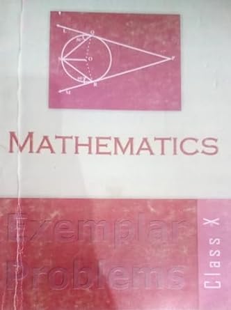 Ncert Mathematics Exemplar Problems Class 10 2024 Edition (Second Hand ...