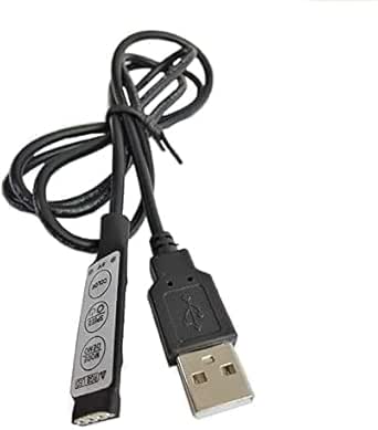 Amazon.com: YuanHolumid Black USB RGB Controller with 3 Keys, 4 Pin ...