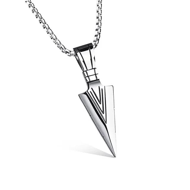 Amaal Pendant for Men Arrow Black Silver gold chain for men Boys Mens ...