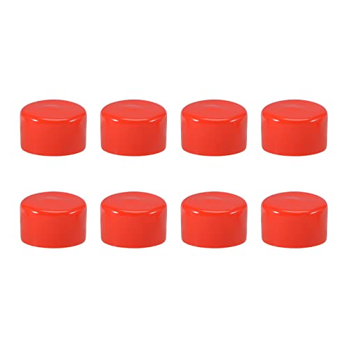 DMiotech 8 Pack 2″ ID Red Screw Thread Protectors Rubber End Caps Bolt ...