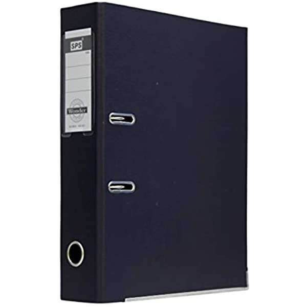 SPS Presents Plastic File Folder Box File 1565 PVC 2"Lever Arch Clip ...