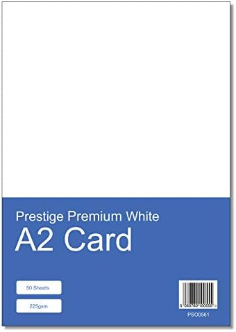 House of Card & Paper A2 250 GSM Card - White, Pack of 50 Sheets ...