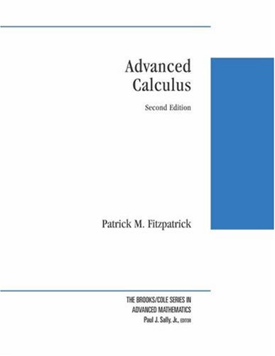Advanced Calculus: Fitzpatrick, Patrick M.: 9780534376031: Amazon.com ...