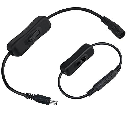 Snapklik.com : 6 PCS DC 12V Inline On/Off Switch 55x21mmDC Switch Jack ...