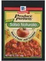 Produce Partners Salsa Naturala Mix Mild, 0.7-ounce (Pack of 6): Buy ...