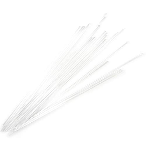 Clear Transparent COE 90 Stringer Sample - 4.375" Long Bullseye Glass ...