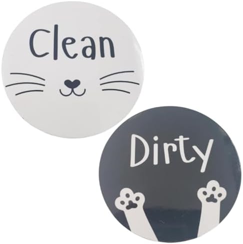 Amazon.com: Dishwasher Magnet Clean Dirty Sign QMMD Hella Clean and ...