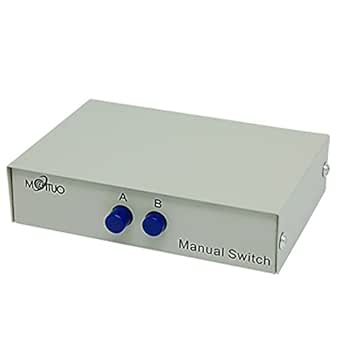 Amazon.com: Qtqgoitem 2 Way DB9 Male AB Data Manual Share Switch Box 2 ...
