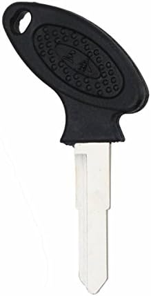 Amazon.com: CoCocina Motorcycle Black Uncut Key Blank for Mopeds ...