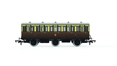 Hornby GWR, 6 Wheel Coach, 3rd Class, 2523 – Era 2 or 3. Coaches and ...