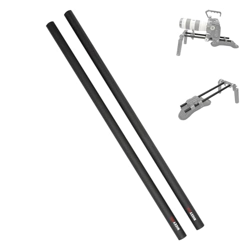 NICEYRIG 15mm Carbon Fiber Rods 16″/40cm 15mm Rod Rail Support System ...
