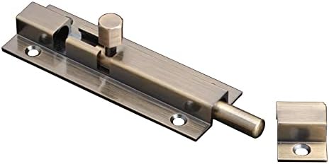 Amazon.com: Brass Bolt Latch 3 inch Slide Barrel Door Lock Gate Door ...