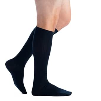 Large , Blue : EvoNation Men's USA Made Graduated Compression Socks 20 ...