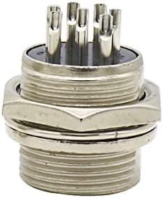 Electronic Spices GX16 7 Pin 5a Male and Female Metal Aviation ...
