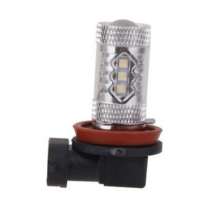 H8 80W White LED Fog Tail Driving Auto Car Head Light Lamp Bulb DIY ...