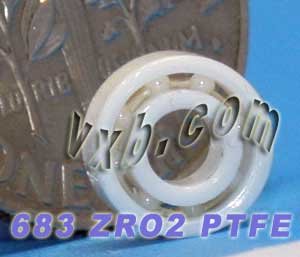 683 Full Ceramic Bearing 3x7x3 Miniature Ball Bearings: Deep Groove ...