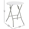 Amazon.com: Mix.Home 24 inch Folding Table, Round Folding Table ...
