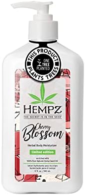 Amazon.com : Hempz Body Lotion - Cherry Blossom Limited Edition Daily ...