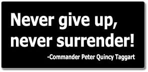Amazon.com: GRAPHICS & MORE Never Give Up Never Surrender - Window ...