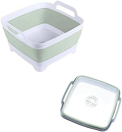 Amazon.com: Collapsible Wash Basin 9L, Foldable Dish Tub with Drain ...