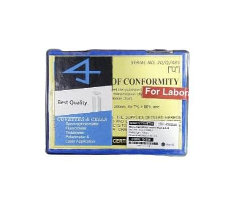 QUARTZ CUVETTE (MICRO CUVETTE) 1ML (Q-254) : Amazon.in: Industrial ...