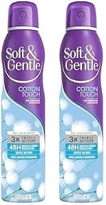 SOFT & GENTLE Cotton Touch Anti-Perspirant Deodorant Spray, 250 ml, 48h ...