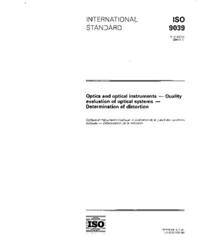 ISO 9039:1994, Optics and optical instruments - Quality evaluation of ...