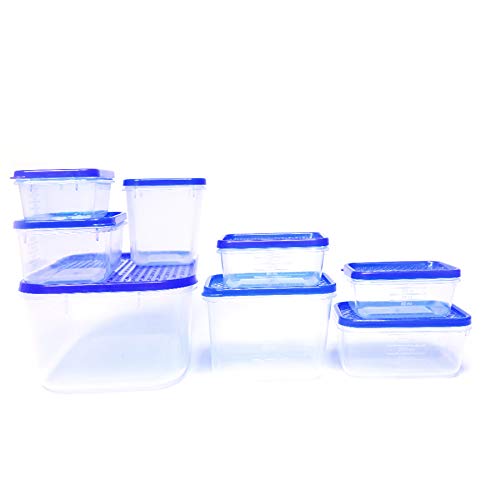 Mahaware Modular Jolly Polka Plastic Container Set, Set of 8 Pieces ...