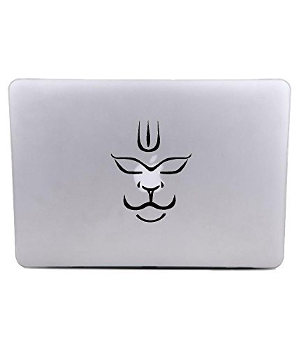Fusion Graphix Hanuman Logo Laptop Vinyl Sticker (Black) : Amazon.in ...