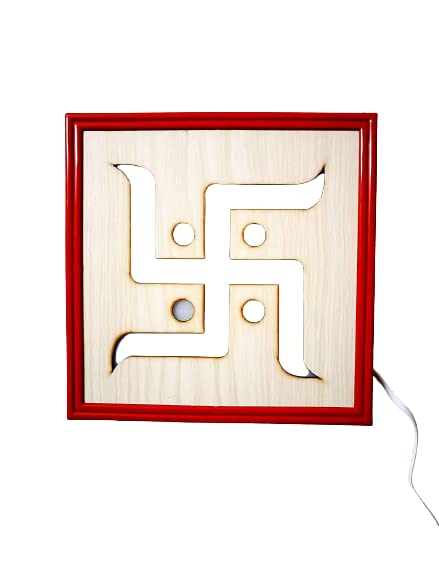 Buy VRCT FL- 02- LED Swastik Door and Temple Decor Lights (Multicolour ...