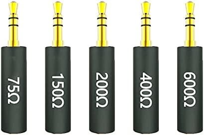 Amazon.com: JCALLY Conductor Earphone Impedance Plug Adapter Filter ...
