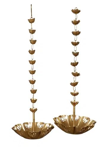Buy Hanging Lotus Cut Urli | Lotus Shaped Hanging Urli Pot for Floating ...