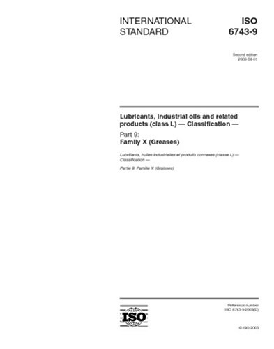 ISO 6743-9:2003, Lubricants, industrial oils and related products ...