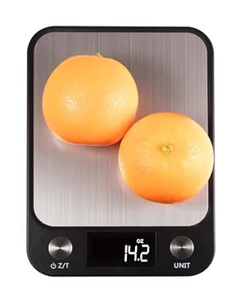 Amazon.com: Brigii Food Scale, Digital Kitchen Scale, Stainless Steel ...