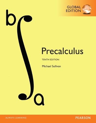 Amazon | Precalculus, with Pearson MyLab Mathematics, Global Edition ...