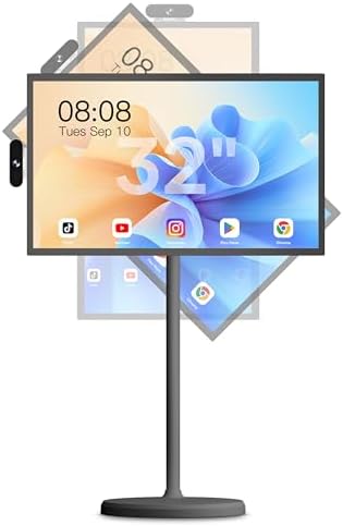 Amazon.com: Coolegend 32" Portable TV 8G RAM+128G Storage 1080P Touch ...