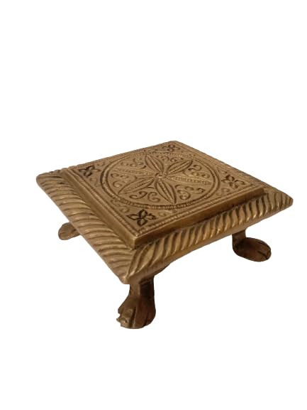 Buy Traditional Brass GOD Worship Stand - BAJOTH - Puja Worship Temple ...