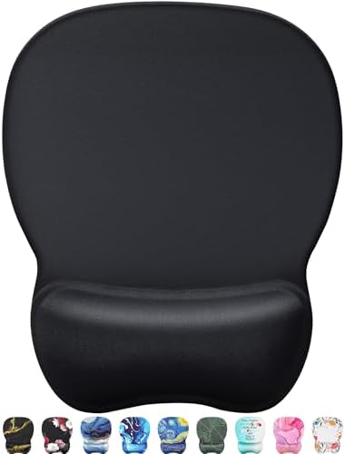 Amazon.com: MROCO Ergonomic Mouse Pad with Gel Wrist Rest, Smooth Wrist ...