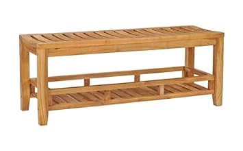 Wooden Teak Solid Center Table/Stool with Shelf for Living Room,Home ...