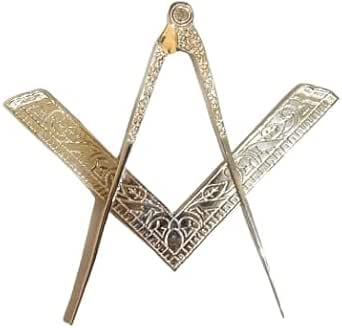 Amazon.com: RIAZ IMPEX Masonic Lodge Ceremonial SILVER 6" LARGE Square ...