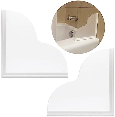 Amazon.com: Heebabeys Tub Splash Guard Removable, 2 Pack Bathtub Water ...