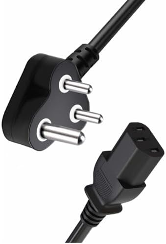 Buy Computer Power Cable Cord for Desktops PC and Printers/Monitor SMPS ...