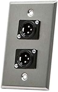 Amazon.com: RDL D-XLR2F Decora Wall Plate with Dual XLR 3-Pin Female ...
