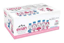 Amazon.com : evian Natural Spring Water, 310ml Bottles, Mickey Mouse ...