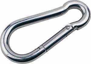 Amazon.com : Marine Grade Stainless Steel Carabiner Spring Snap Link 6 ...
