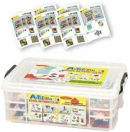 Amazon.co.jp: Artec Blocks Color Block School Mass Set, 960 pcs ...