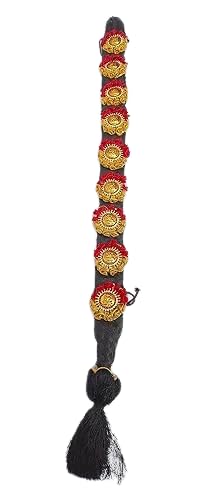 PUJA CELEBRATIONS Devi Amman Jadai Plait Billa 1 Piece Bharatanatyam ...