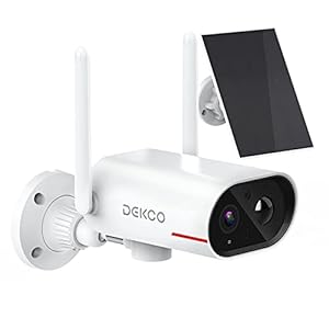 DEKCO Wireless Outdoor Security Camera for Home Security 260° View ...