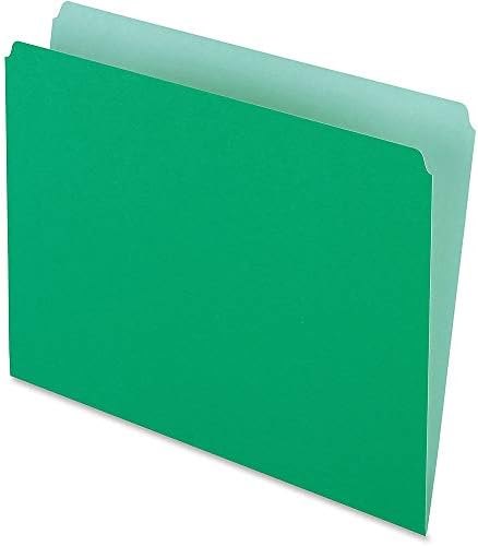 Amazon.com : Pendaflex Colored File Folders, Green (PFX152BGR), Letter ...
